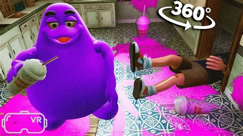 Grimace Shake 360° In Your House Vr 4k Youtube