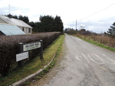 Hillfoot Road Killycurragh Kenneth Allen Geograph Ireland