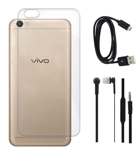 Buy Tbz Transparent Silicon Soft Tpu Slim Back Case Cover For Vivo V With Earphone And Data