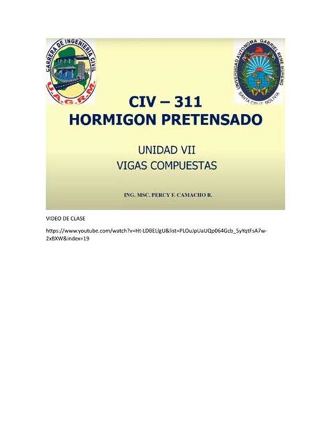 Unidad Vii Vigas Compuestas Roger Aiza Udocz