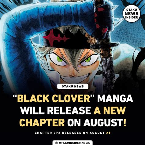 Breaking Black Clover Manga Will Release A New Chapter On