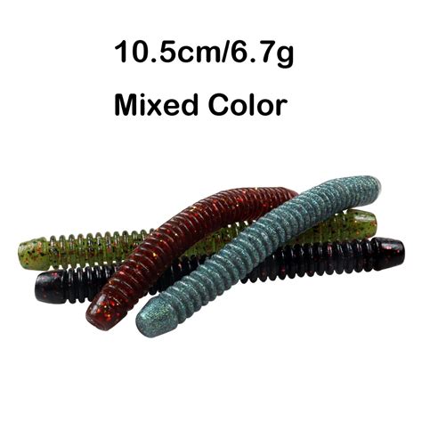 Johncoo 10pcs Soft Plastic Stick Bait 13 5cm 9 8g Vicedeal