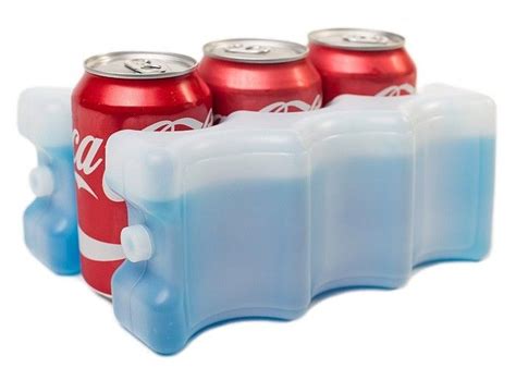 6 Pack Ice Packs Cooler For Lunch Box Reusable Freeze Gel Pack Double