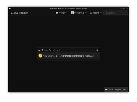 Get This Error Every Time I Try And Look At Global Themes Any Idea What Is Going On R