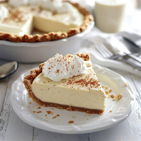 Easy No Bake Eggnog Pie Perfect Holiday Dessert