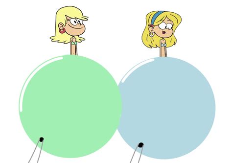 Request Lori And Leni Shiny Bikini Inflated P3 By Bossman2000000 On