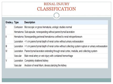 Ppt Renal Trauma Powerpoint Presentation Free Download Id1939845