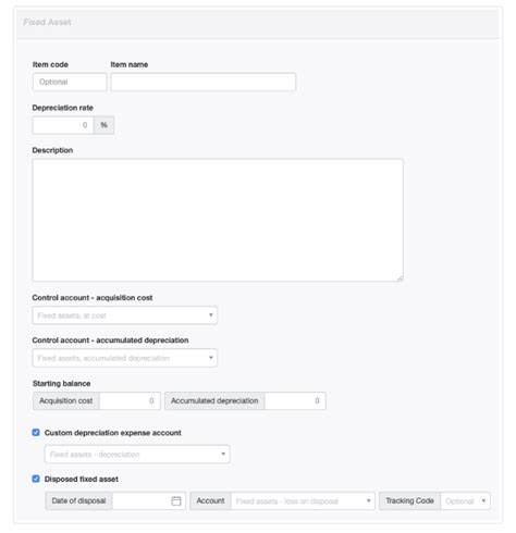 Fixed Assets Tab BC Bookkeeping Tutorials Dwmbeancounter Com