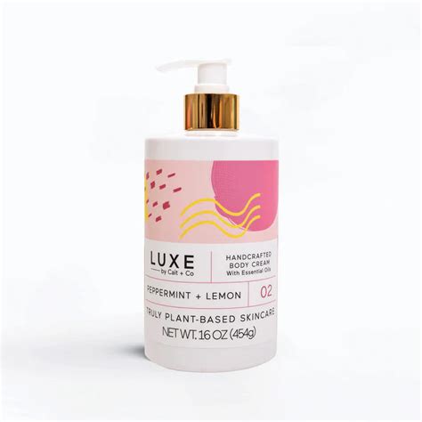 Peppermint Lemon Shea Butter Body Cream Allyoops Boutique