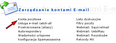 Dodatkowe Konta E Mail Poczta Serwery Wirtualne Pomoc LaoHost Pl