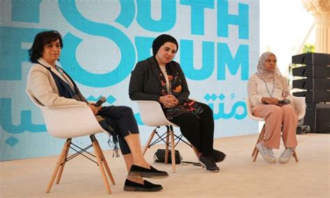 منصة منتدى شباب العالم تناقش التغذية والتغير المناخى بالمنطقة الخضراء