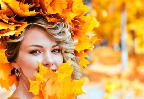 30 осенних фотографий красивых девушек Lite Story