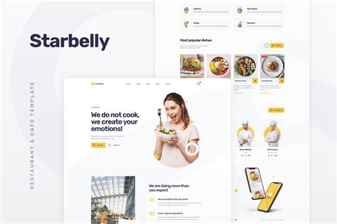 Starbelly Restaurant And Cafe Html Template