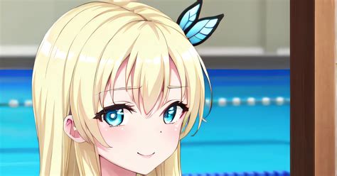 Aiイラスト 競泳水着姿の柏崎星奈おっぱい増量ver② はがない ユーキヒロ自己紹介読んでのイラスト Pixiv