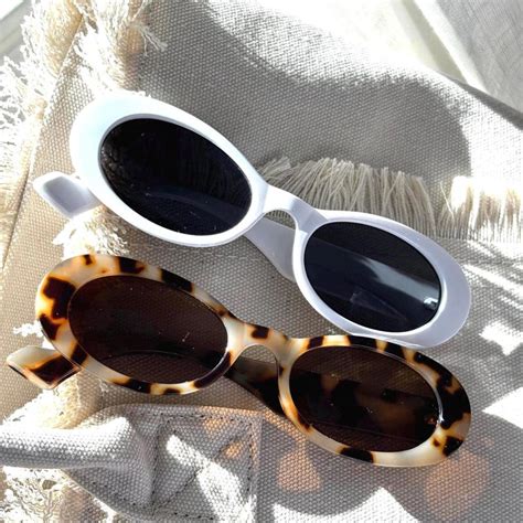 Oval Sunglasses Etsy