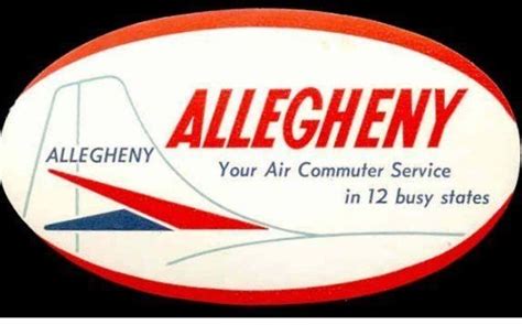Allegheny Airlines Vintage Poster