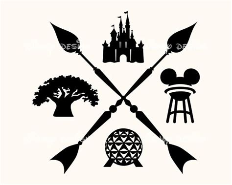 Free 54 Disney Parks Silhouette Svg Svg Png Eps Dxf File