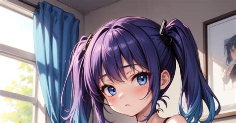 Ai Purple Haired Girl 2 Evelineのイラスト Pixiv
