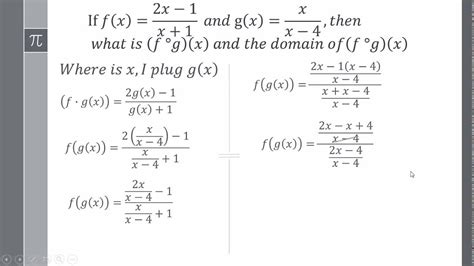 Function F Composed G Example Youtube