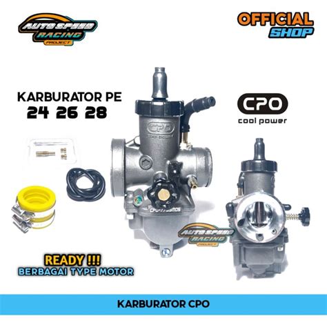 Karburator PE 24 26 28 CPO Cool Power Black Series Semua Jenis Motor