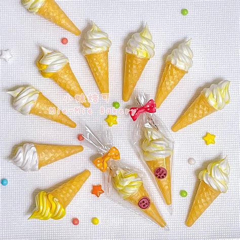 冰淇淋甜筒🍦 超可愛的霜淇淋！ 超適合當活動、派對點心！ ｜小妹焙可｜造型馬林糖｜杯子蛋糕｜