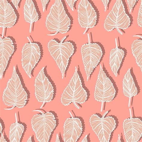 Premium Vector Seasonal Autumn Fallen Yellowed Leaves Vector Seamless