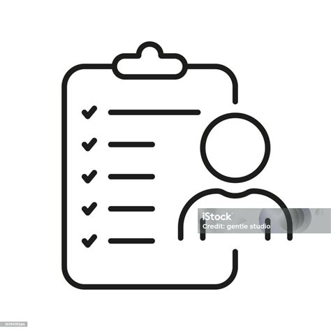 문서 줄 아이콘을 다시 시작합니다 이력서 편지 양식 픽토그램 고용 서류 면접 후보자 개요 기호 사람은 구직 신청을합니다 프로필 정보 편집 가능한 획 격리된 벡터 그림