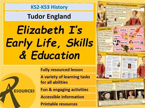 Elizabeth I Skills Education Teaching Resources