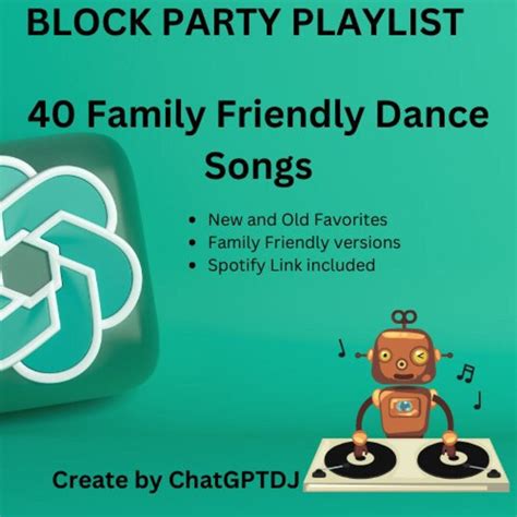 Chatgpt Block Party Playlist Etsy