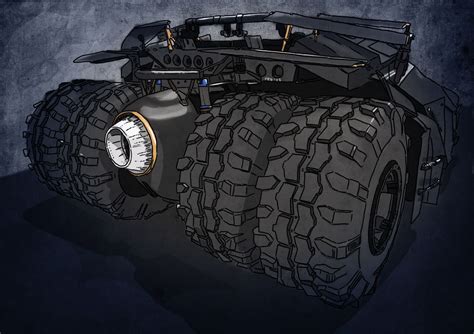 Sci Fi Set 7 Batmans Batmobile The Tumbler By Resresresdeviantart