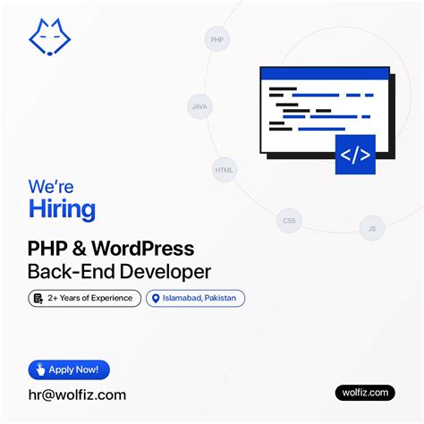 Wolfiz On Linkedin Phpdeveloper Backenddeveloper Hiring