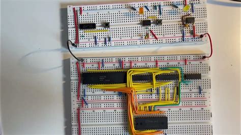 Hello World On A Breadboard Intel 8086 16bit Part 5 Youtube