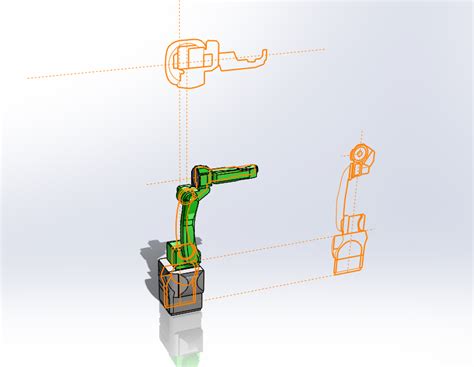 如何从 2d 对 3d 机器人进行建模step模型图纸下载 懒石网