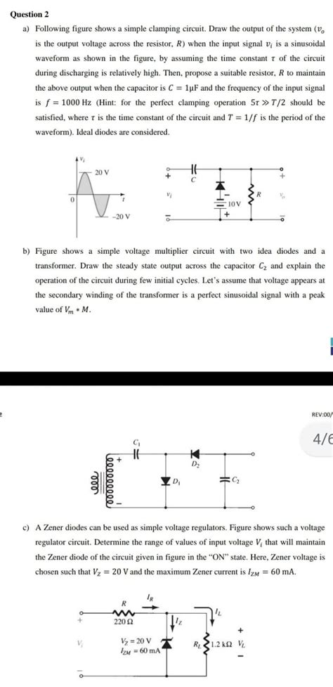 Solved Question A Following Figure Shows A Simple Chegg