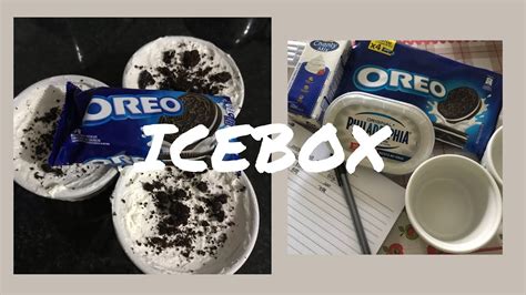 투썸 아이스박스 케이크 오레오아이스박스 노오븐 베이킹로그 Vlog Youtube