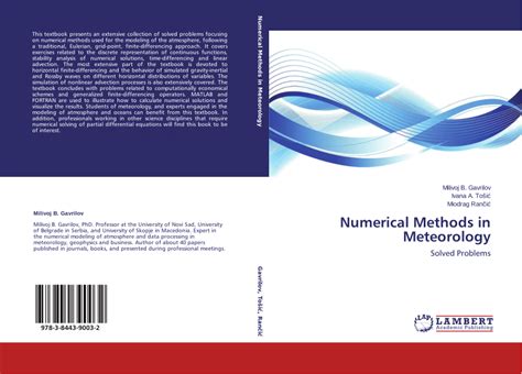 Pdf Numerical Method In Meteorology Solved Problems