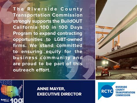 Riverside County Transportation Commission Joins Our 100 In 100 Days
