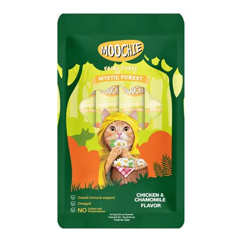 Moochie Mystic Forest Chicken And Chamomile Flavor 15g Pouch Purrfect Diets