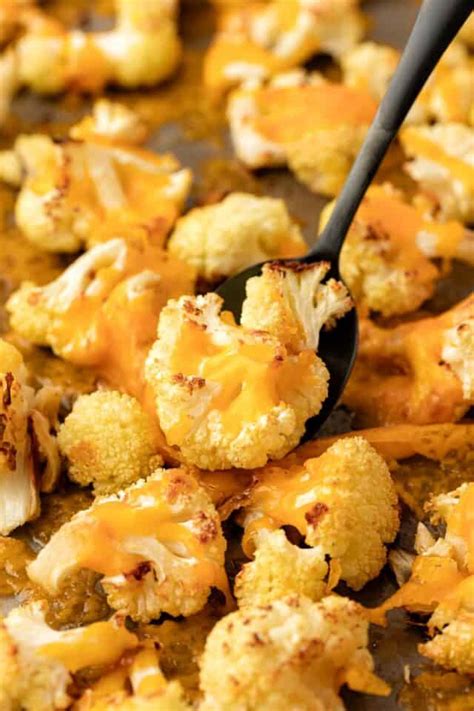 Roasted Cheesy Cauliflower Build Your Bite