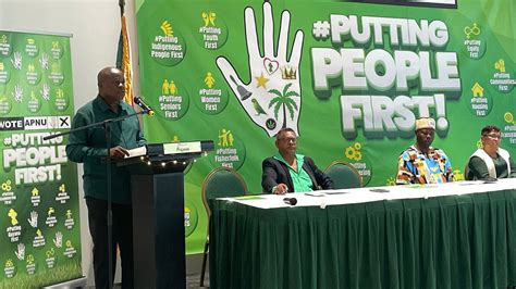 Apnu Launches Manifesto With Promise To Eliminate All Forms Of Poverty