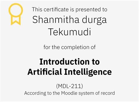 Sharing My Ai Journey With Ibm Skills Build Shanmitha Durga Tekumudi Posted On The Topic