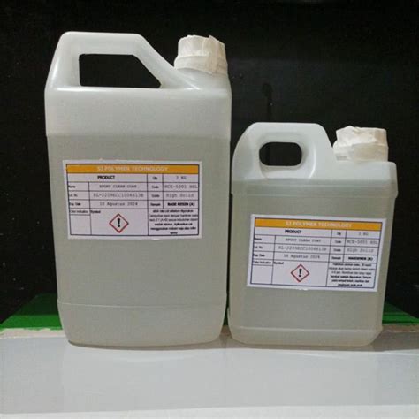 Jual Cat Epoxy Clear Cat Epoxy Bening Epoxy Lantai Untuk Coating Beton
