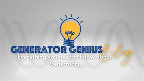 The Ultimate Guide To RV Generators Types Sizes And Features