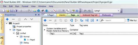 Create A Simple Program In Abb Panel Builder 600