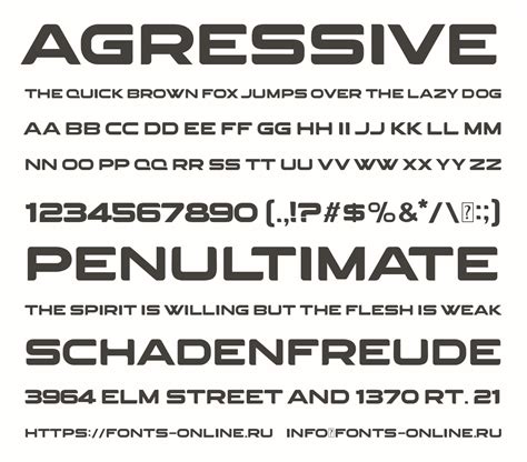 AGRESSIVE Font