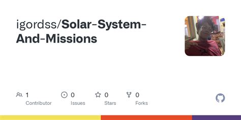Github Igordss Solar System And Missions