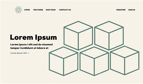 Premium Vector Simple Website Header Design Templates