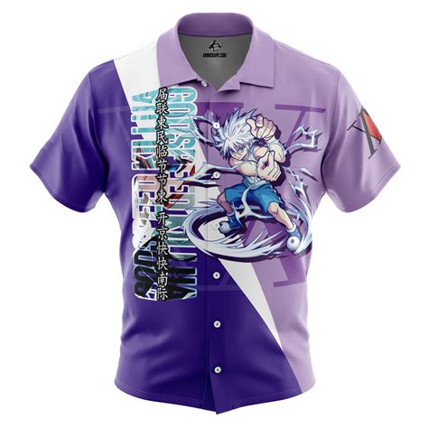Killua Zoldyck Character Anime Clothing And Apparel Collection Animebape