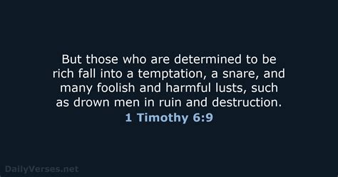 1 Timothy 6 9 Bible Verse Web