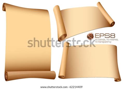 Ancient Scrolls Vector Stock Vector Royalty Free 62214409